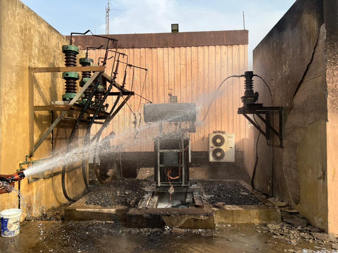Achimota power station: ECG’s 33kV transformer destroyed by fire