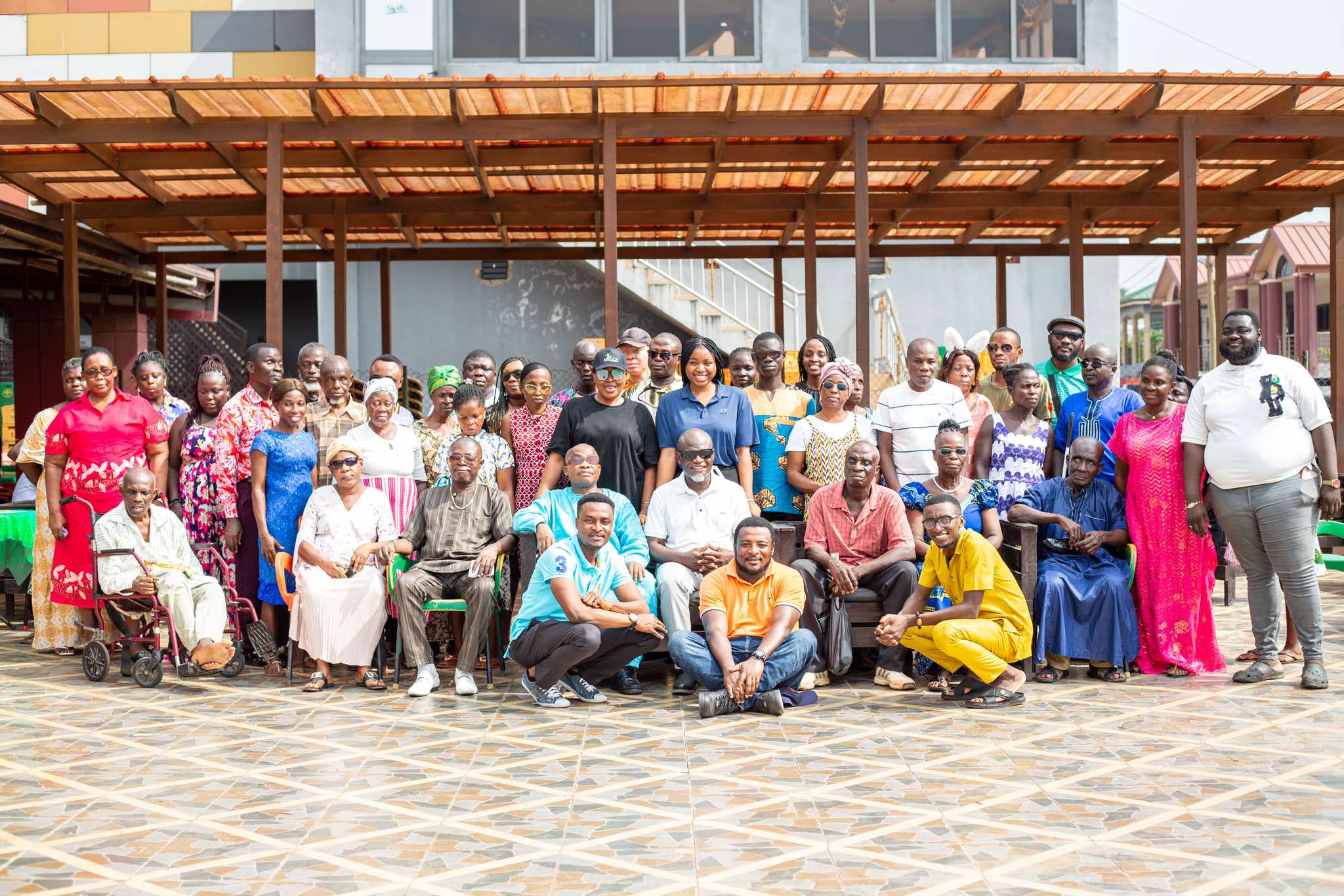 Ghana Blind Union members in Takoradi celebrate New year with feast and ...